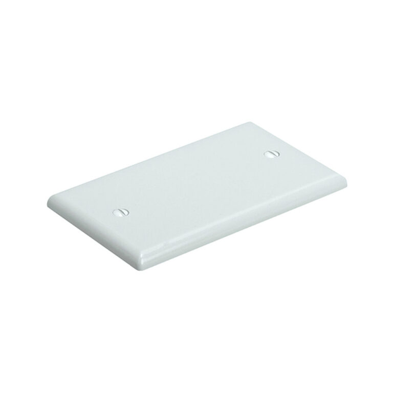 Blank 1 Gang Thermoplastic Panel Wall Plate (GFCI), White - Nexgen Cables